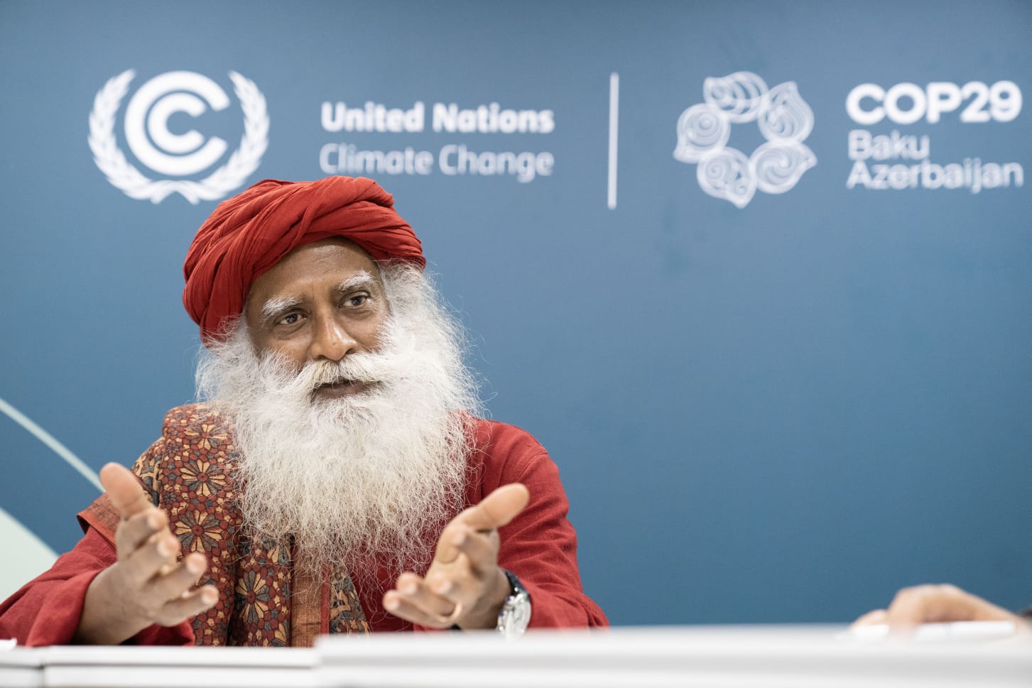 Sadhguru Save Soil COP29 UN Climate Change Conference Baku